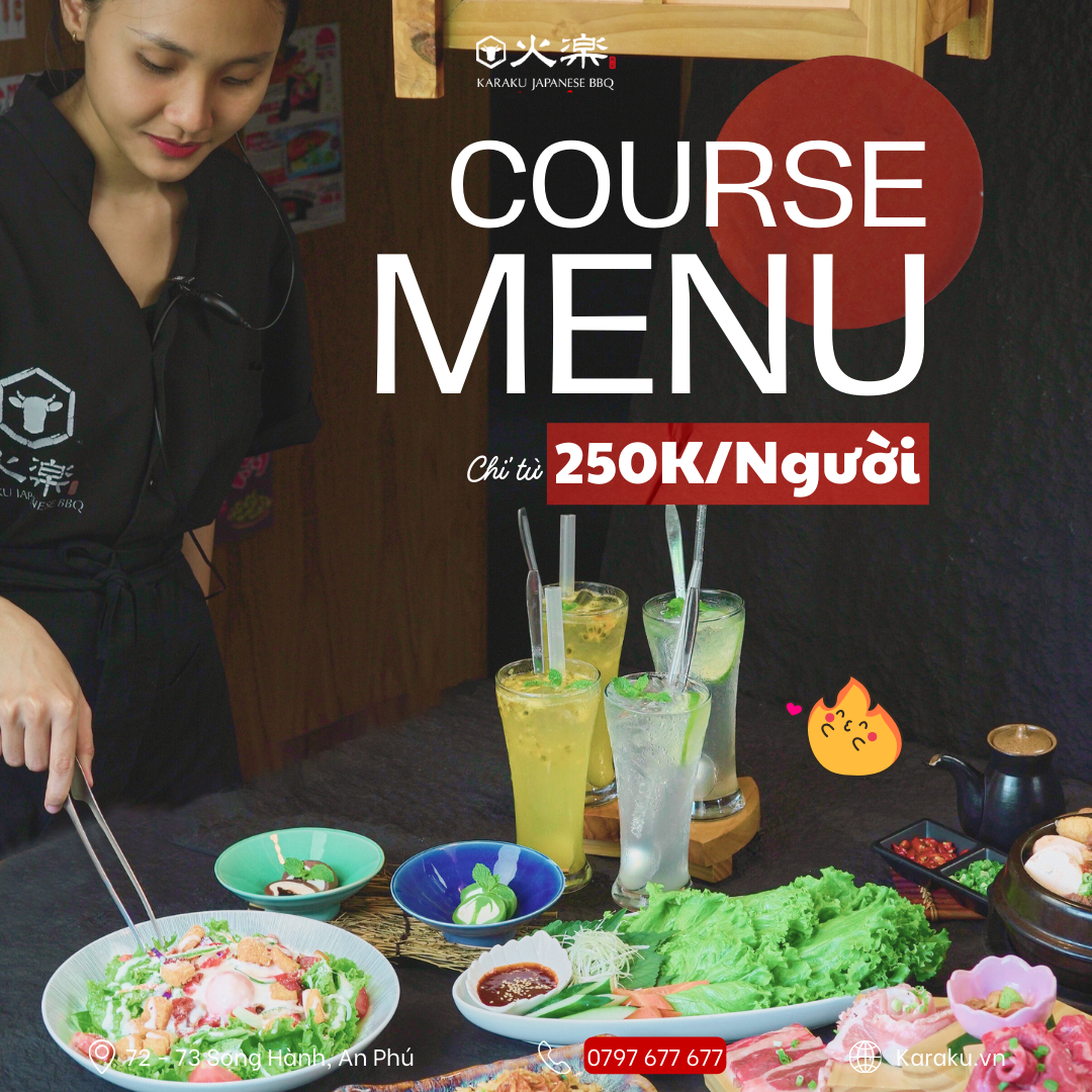 KARAKU COURSE MENU